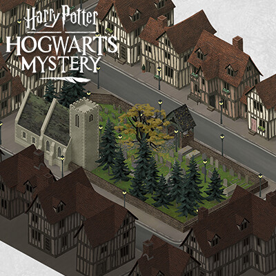 ArtStation - Godric's Hollow Graveyard