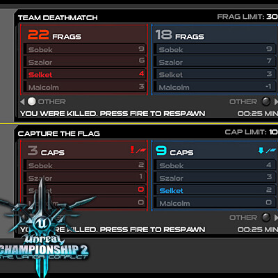 ArtStation - Unreal Championship 2 UI