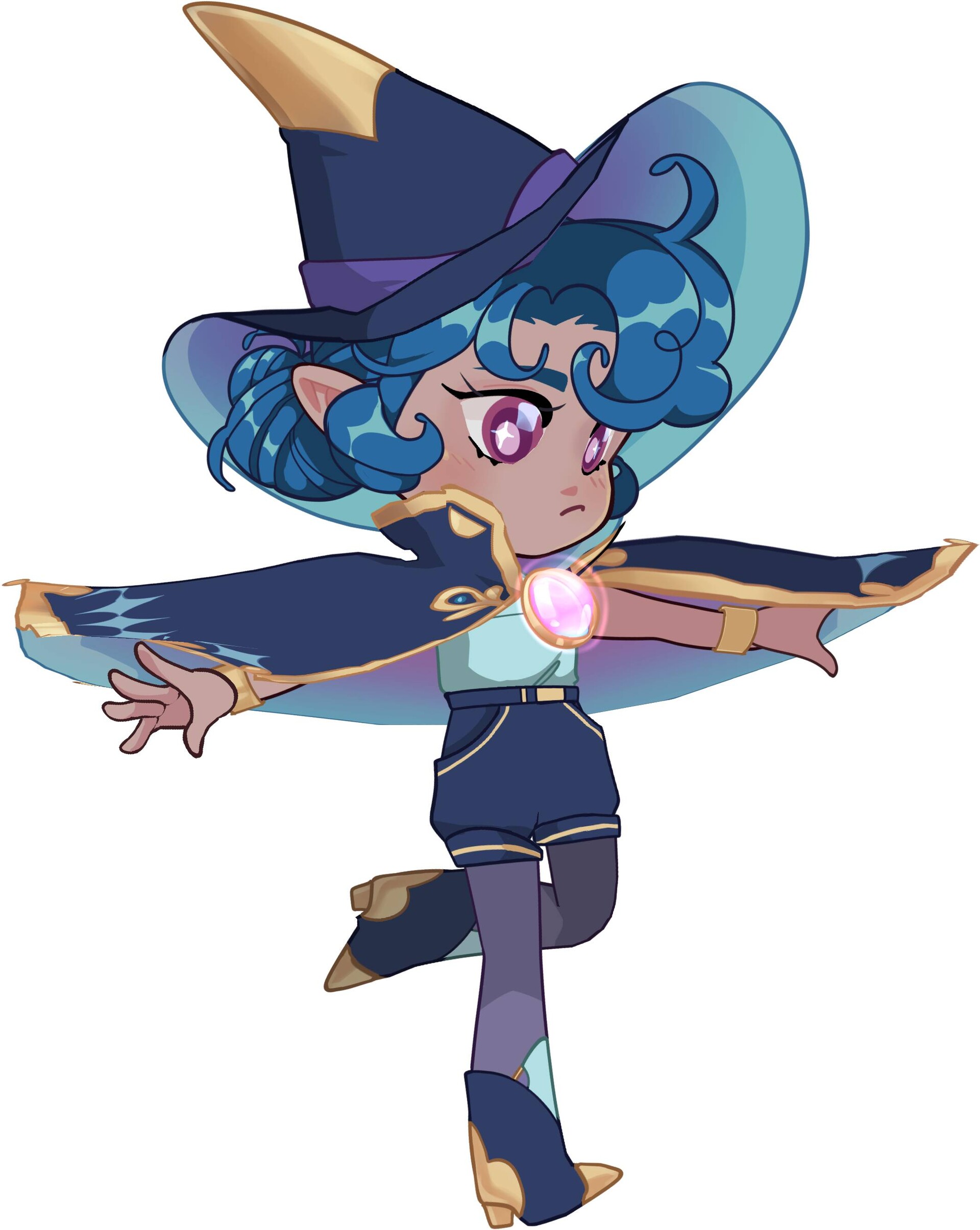 ArtStation - Little Mage Platformer Character