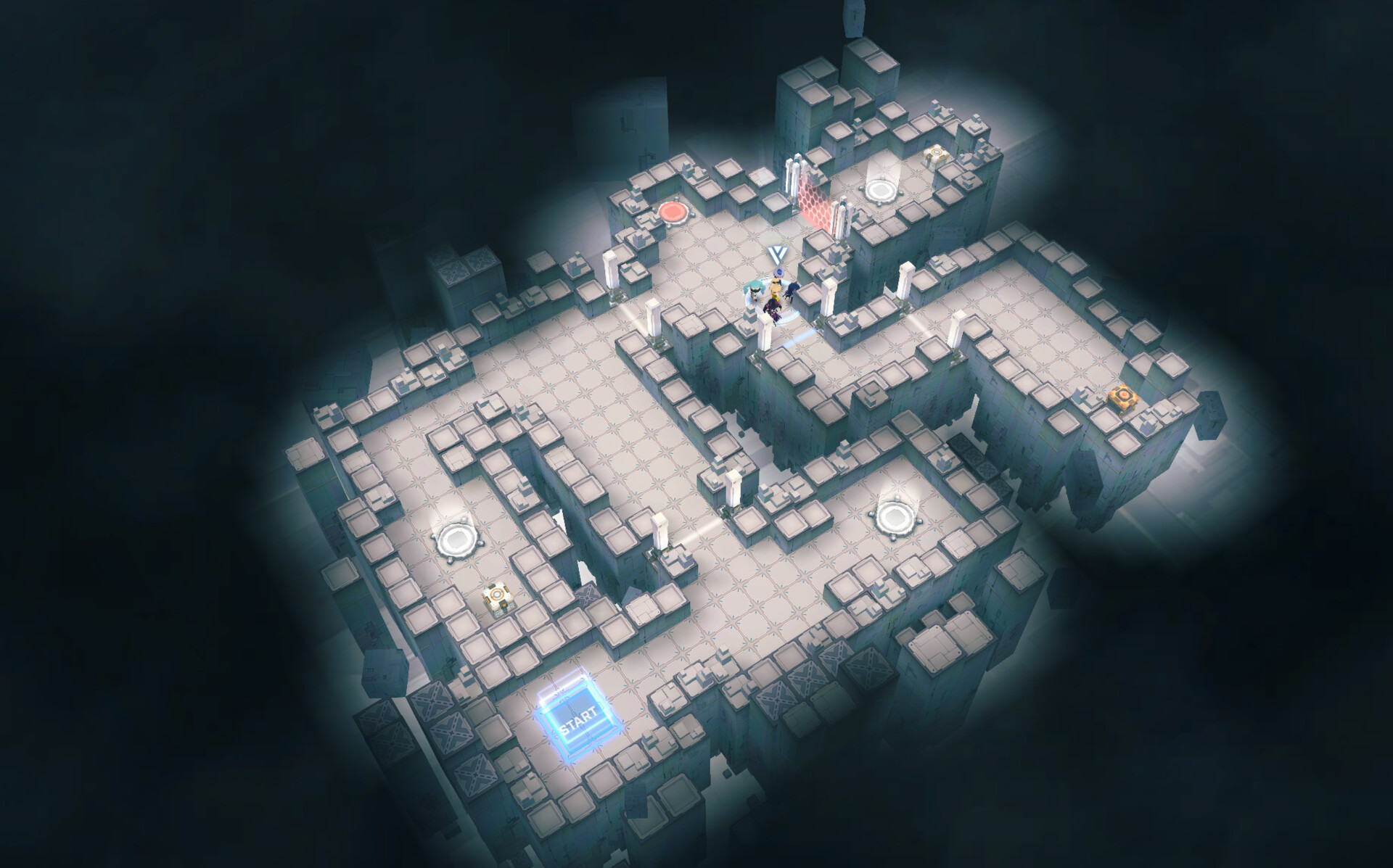 ArtStation - NIKKE_니케 -승리의 여신- Map [Lost Sector 01]