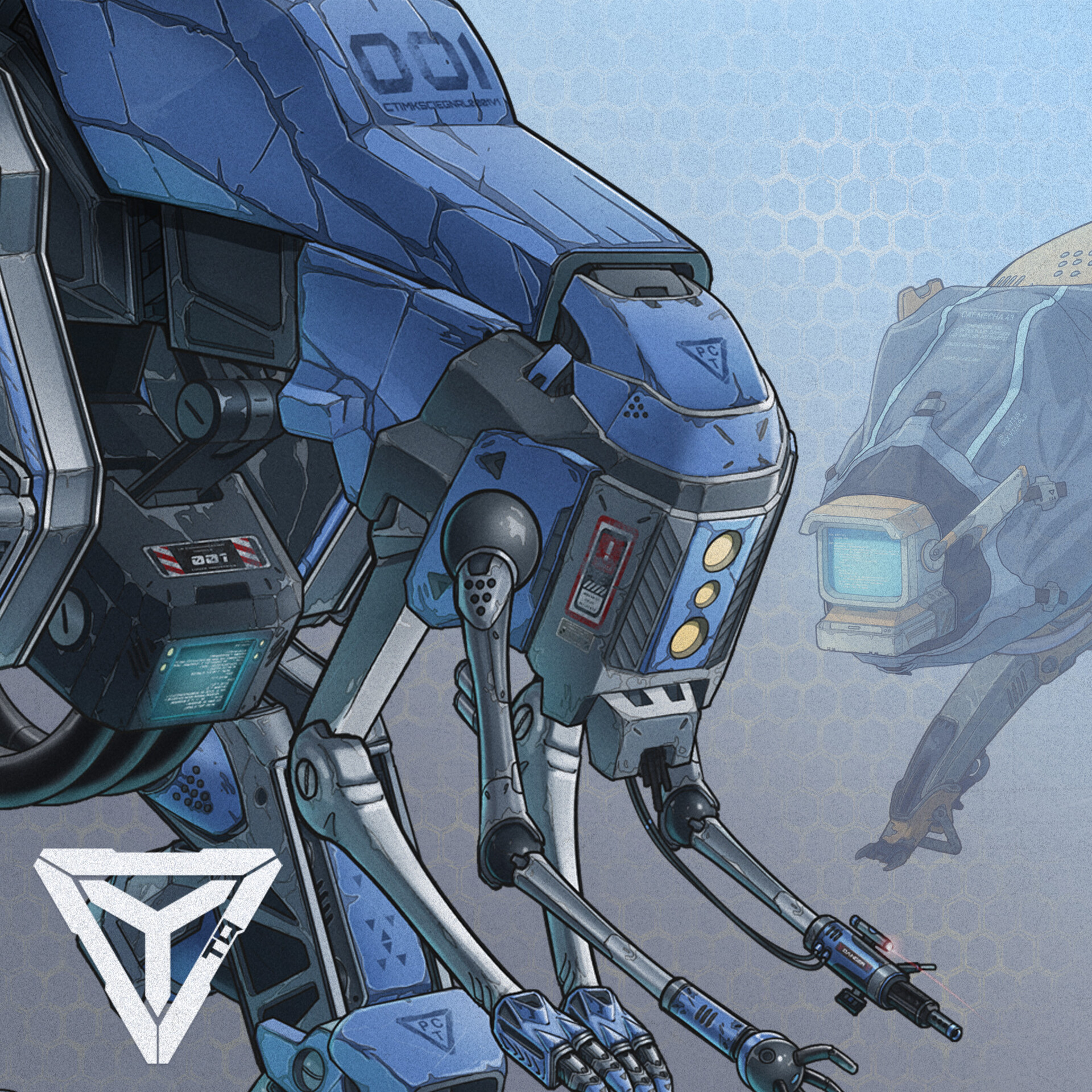 Noel Artwork - CYTQ Project - droid design - Cyber Art Studios