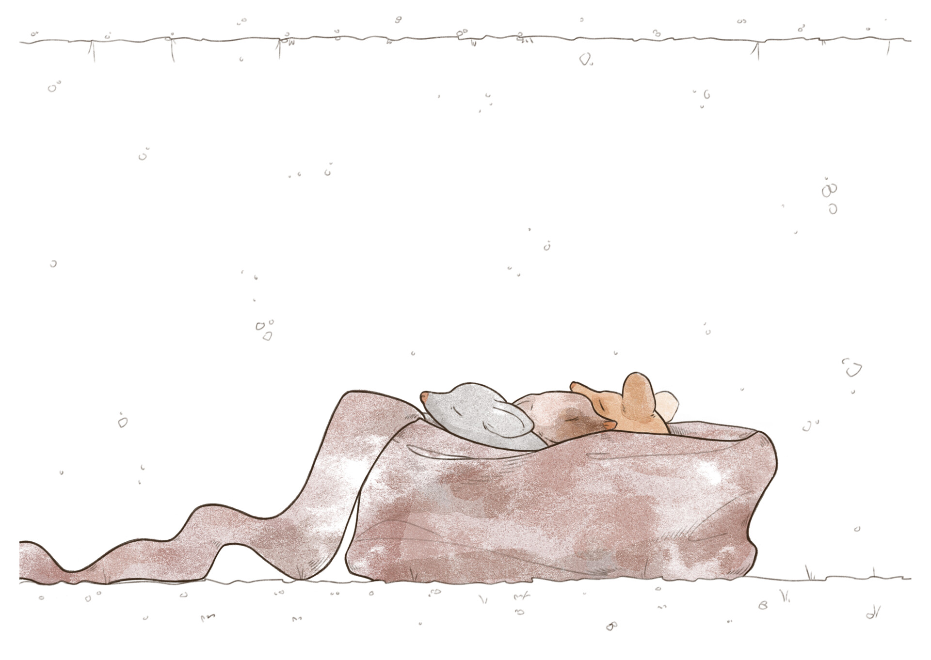 ArtStation - Ilustration exercise - A story without words