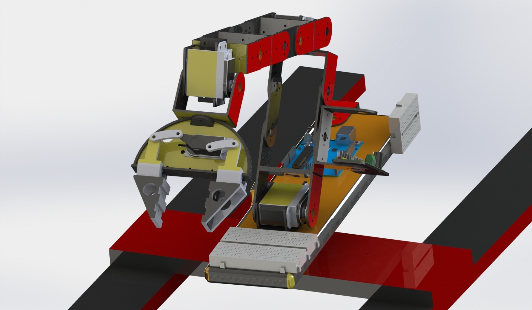 ArtStation - arduino robot arm(cad modeling)