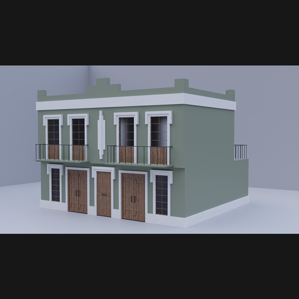 ArtStation - Model Valencia (House model for Unity)