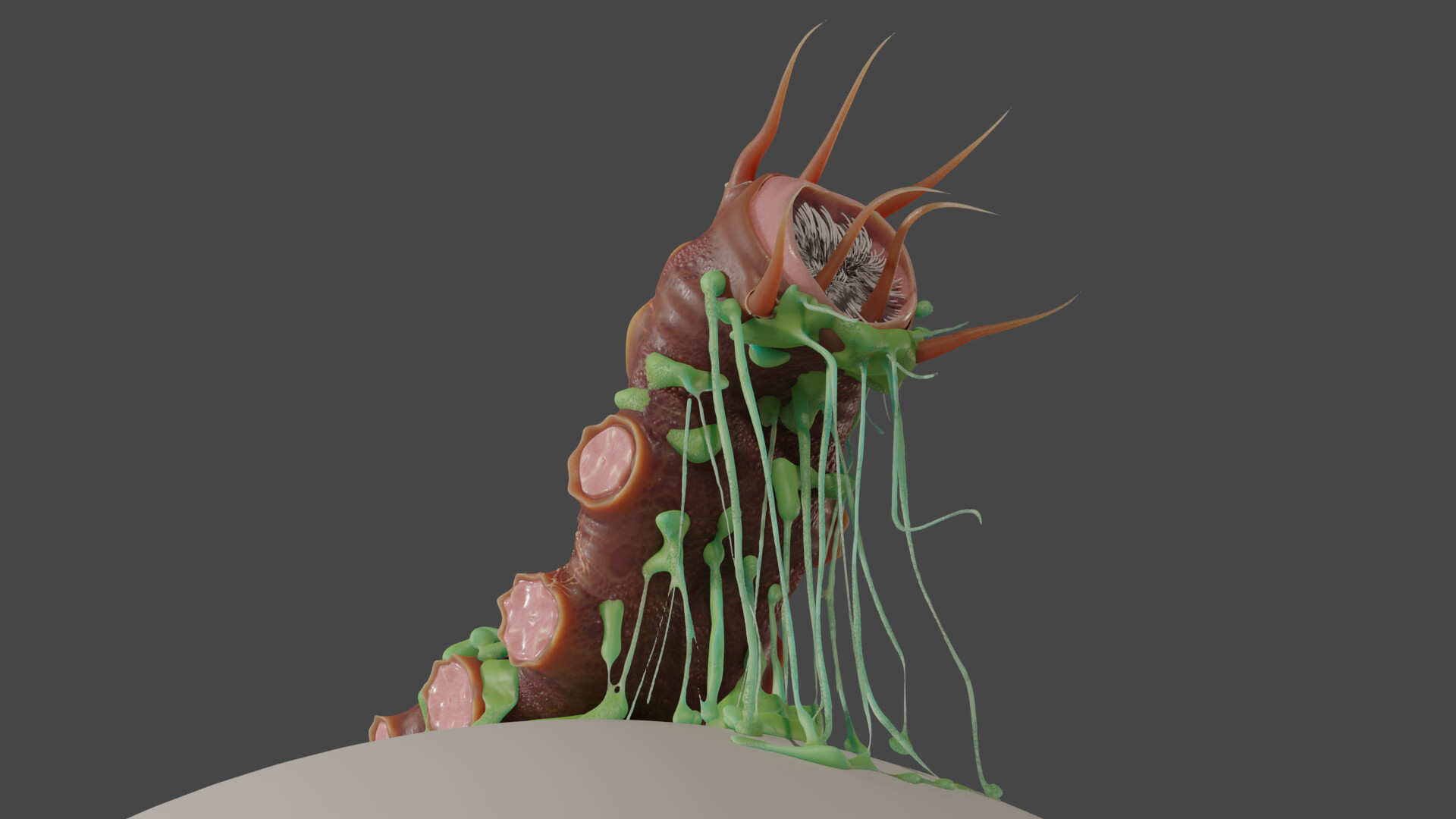 ArtStation - Alien Space worm