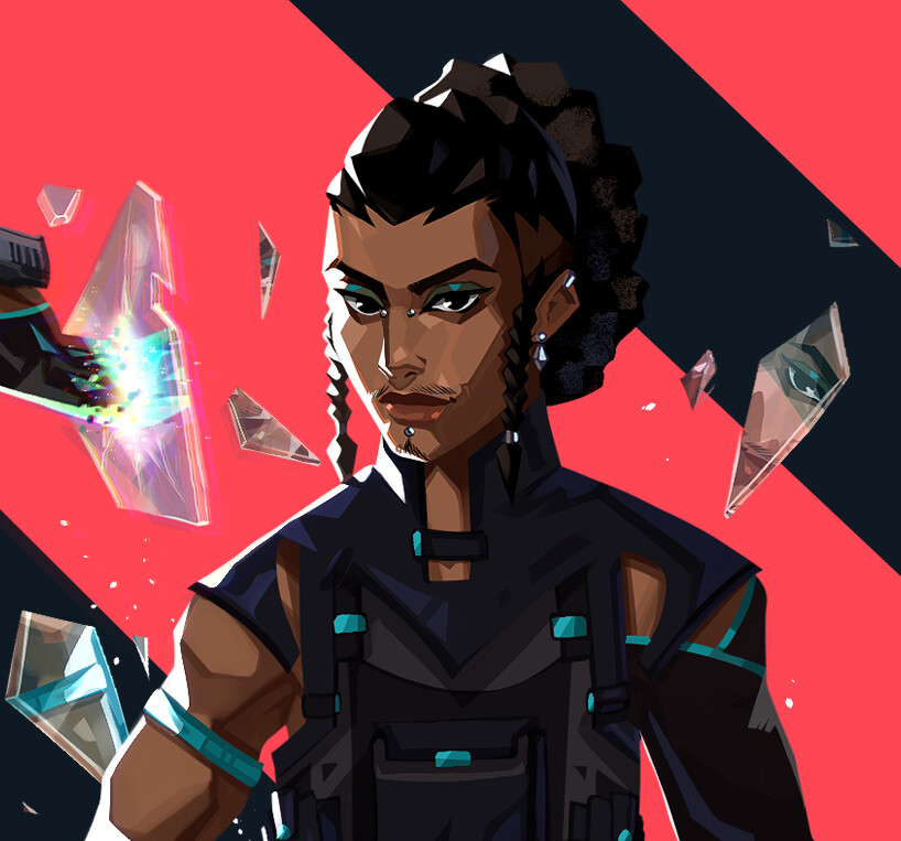 ArtStation - Me as a Valorant agent
