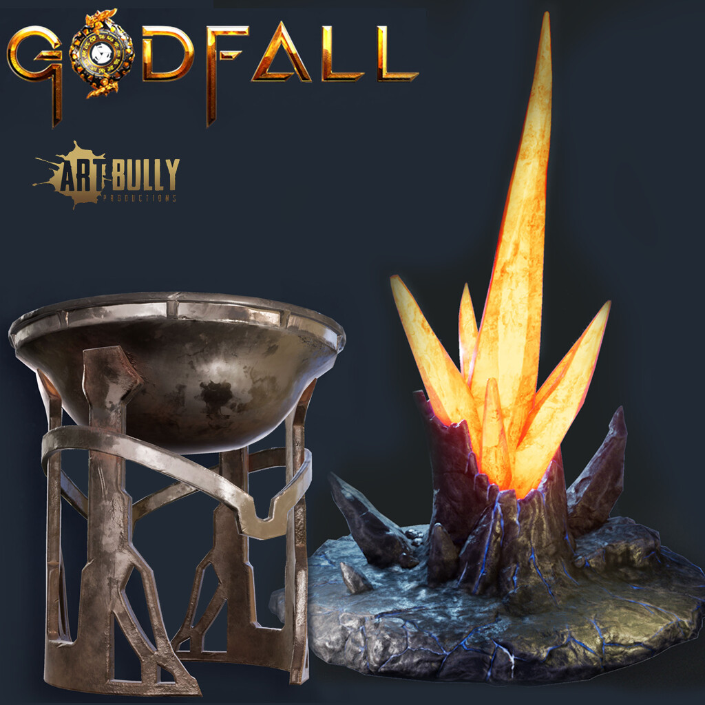 ArtStation - Godfall - Props