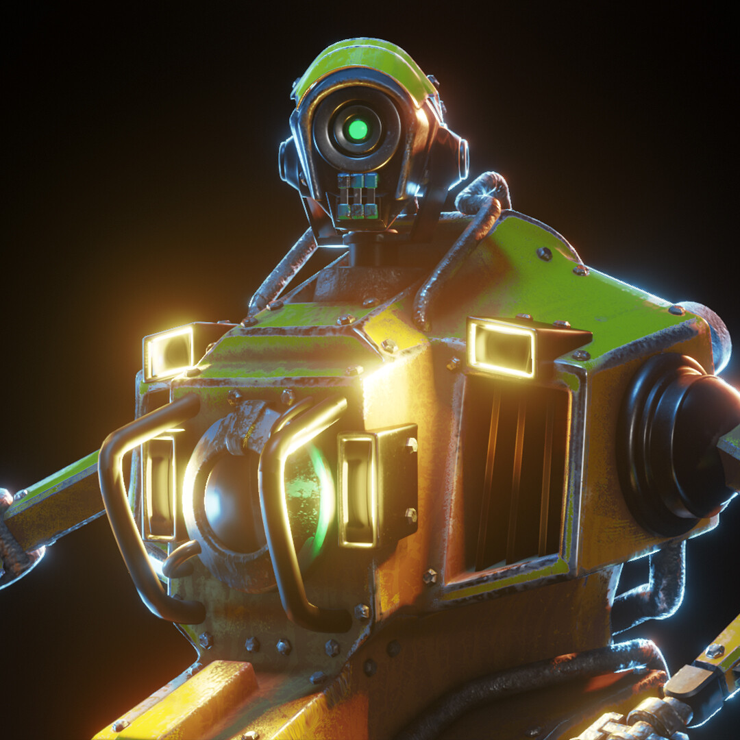 ArtStation - Worker Robot
