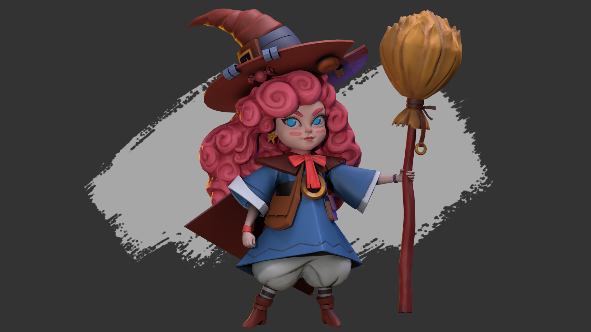 ArtStation - Stylized Wizard Girl