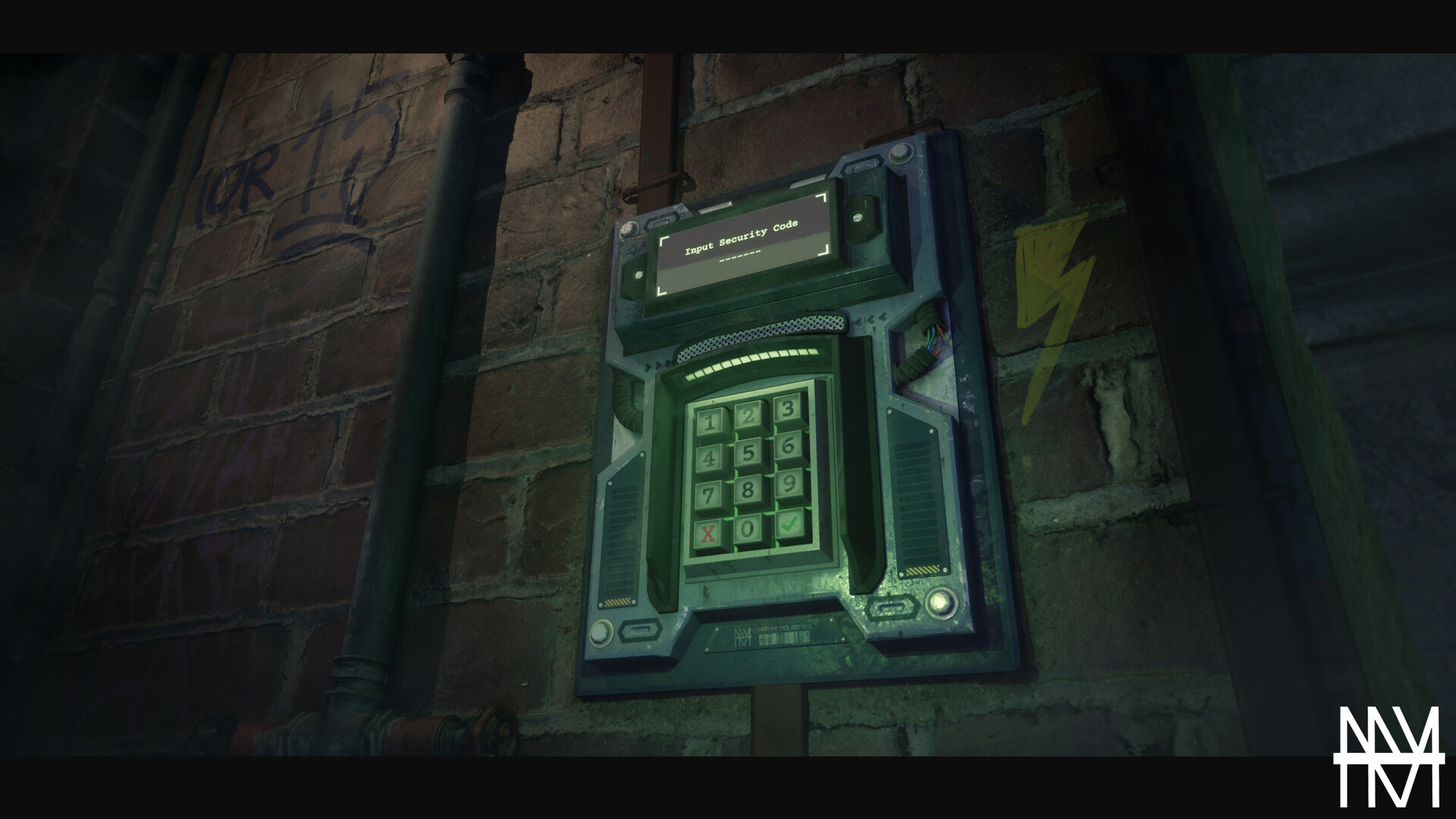 ArtStation - Keypad Lock (Sci-fi)
