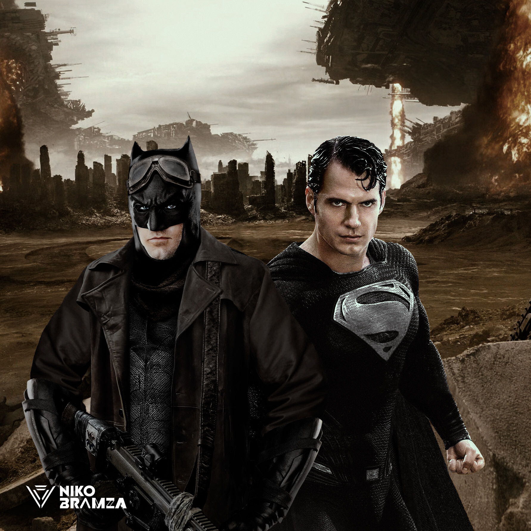 ArtStation - Batman vs Superman (KnightMare)