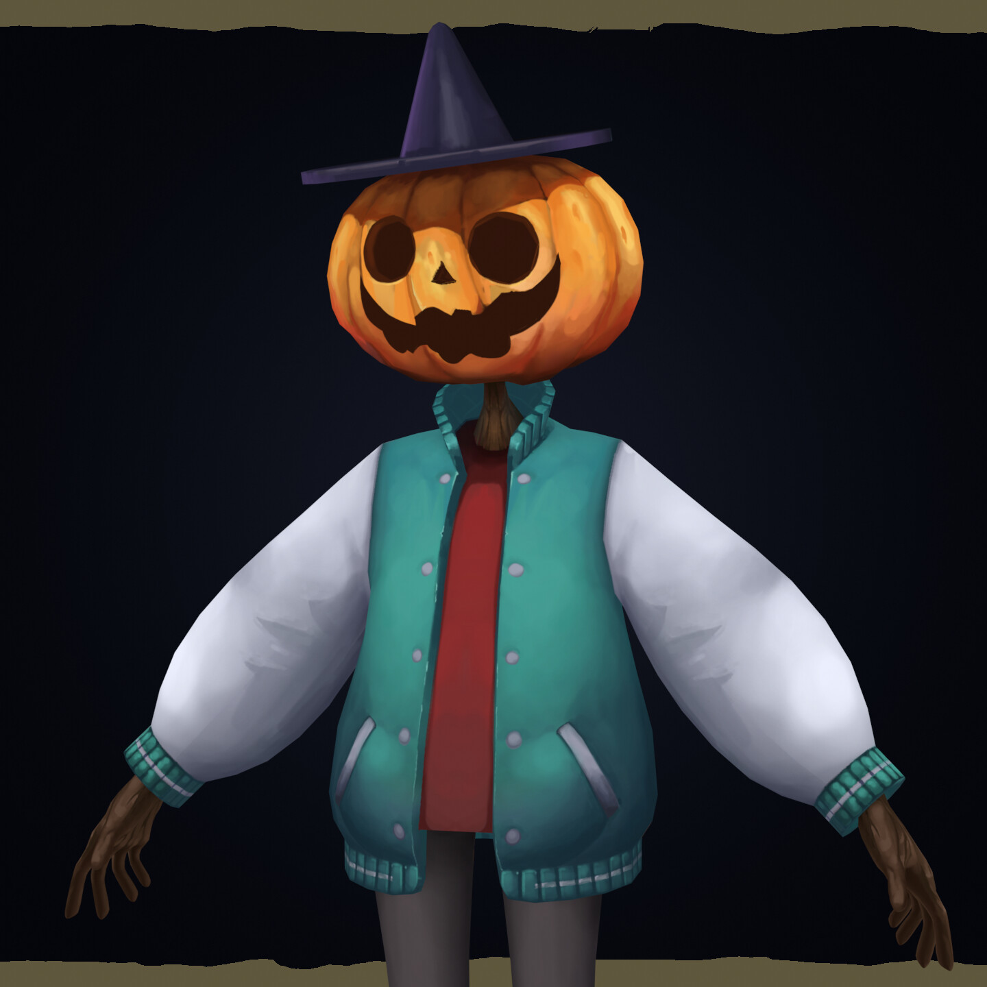 ArtStation - jacky- handpainted character