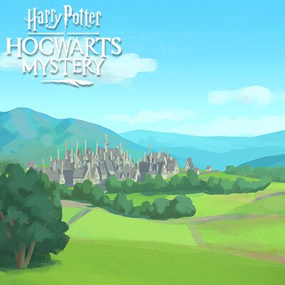 ArtStation - Hogsmeade Festival Background