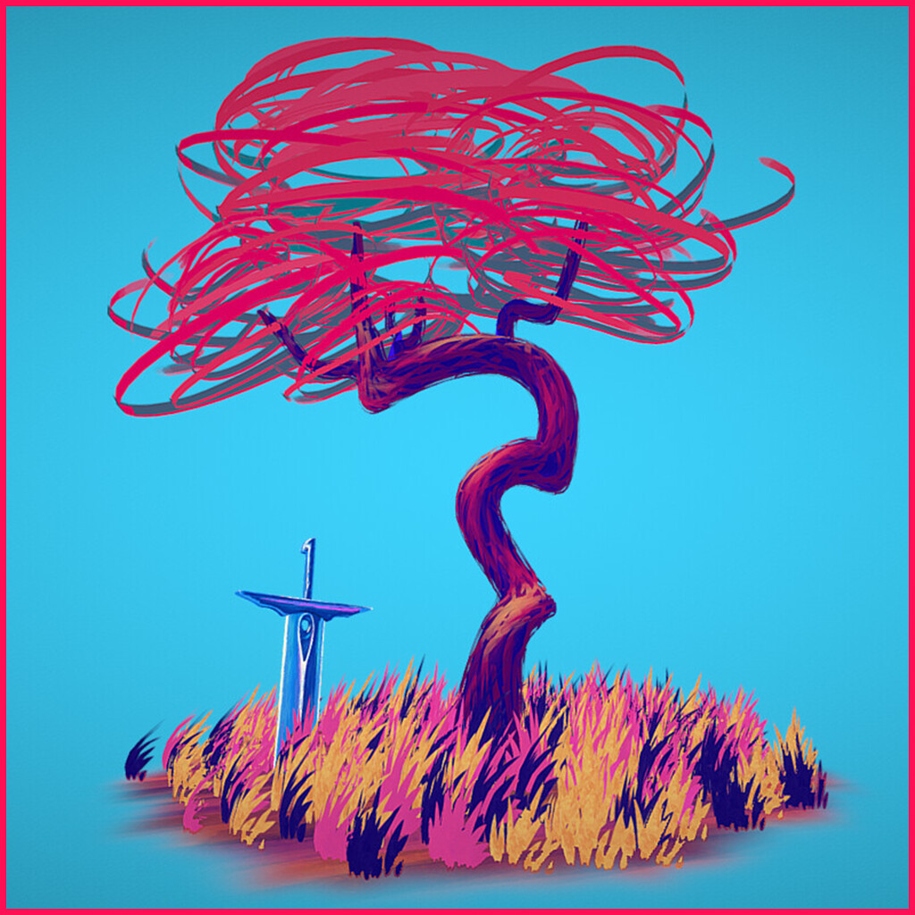 ArtStation - Sword & Tree
