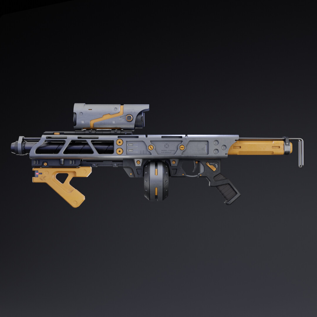 ArtStation - Sci-fi Rifle