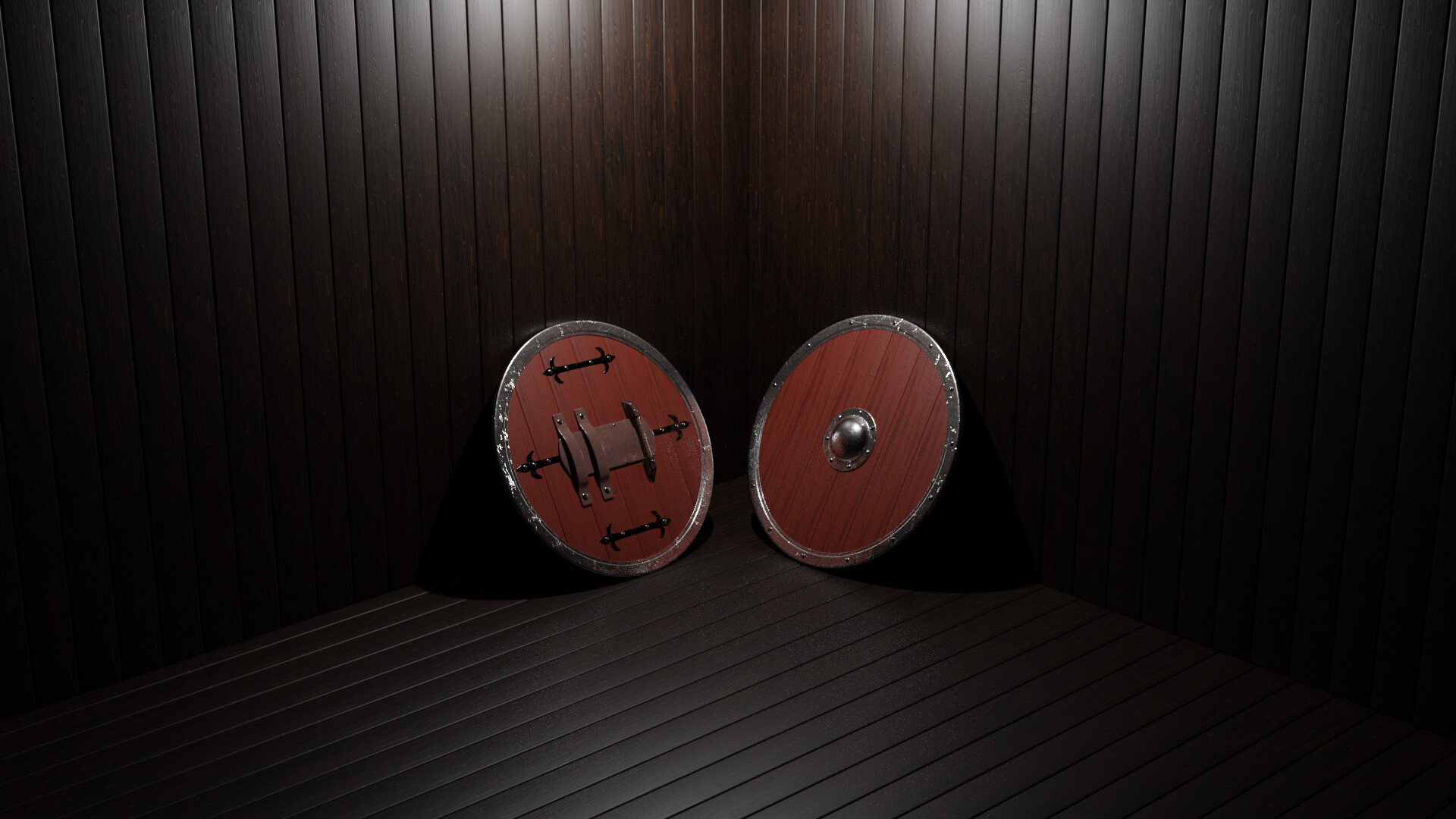 ArtStation - medieval shield (blender high poly model)