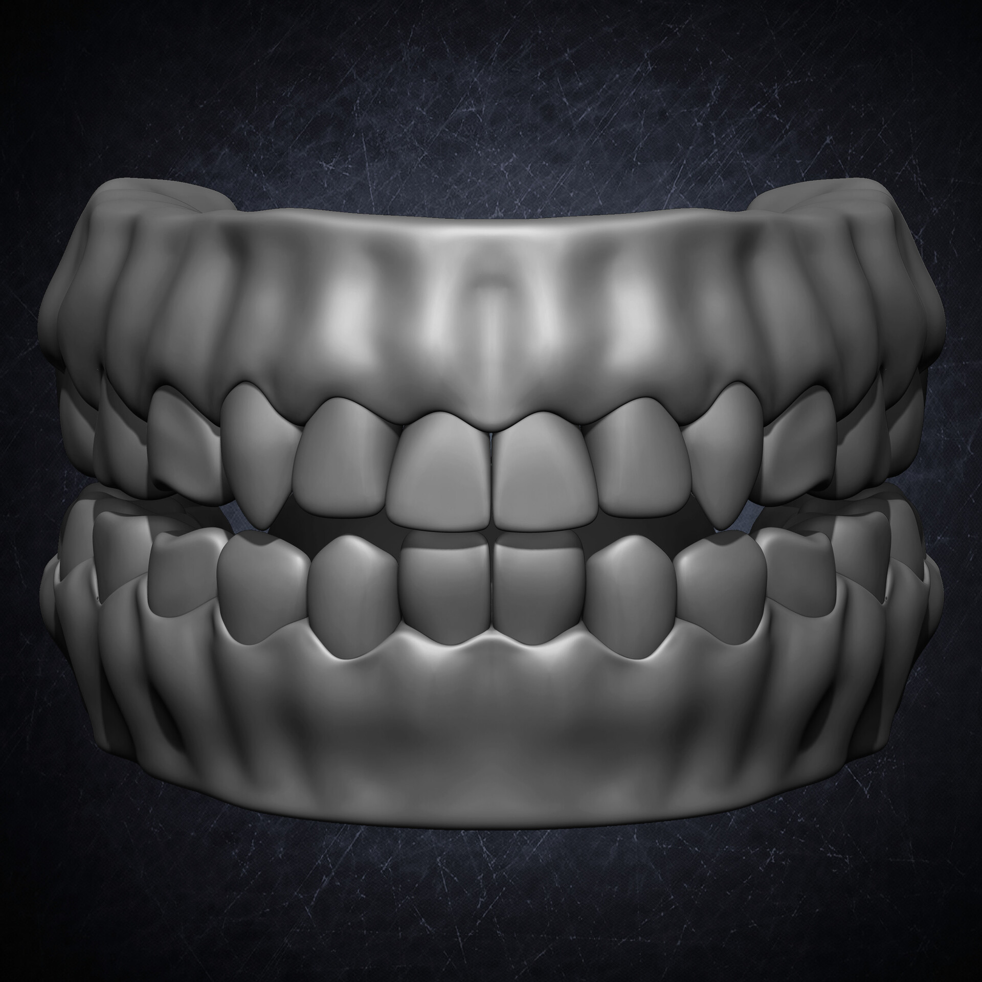 ArtStation - Highly Detailed Human Teeth