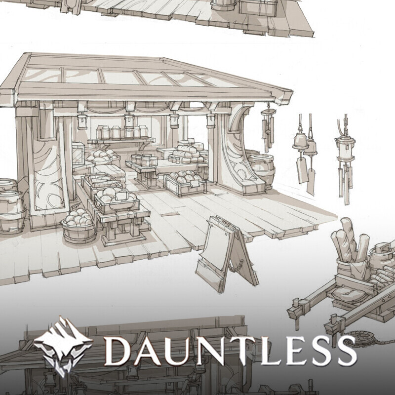 ArtStation - Dauntless: Ramsgate Concept