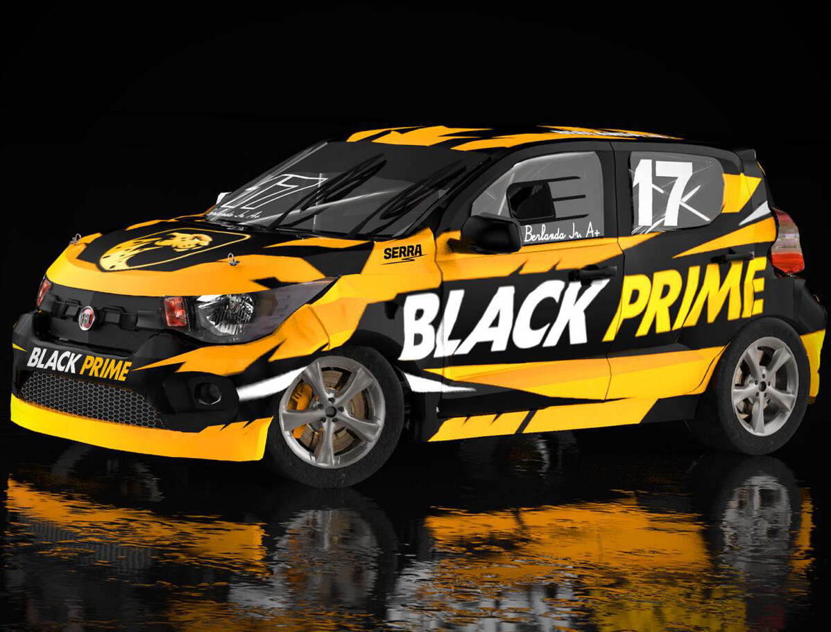 ArtStation - Race car model - Fiat Mobi