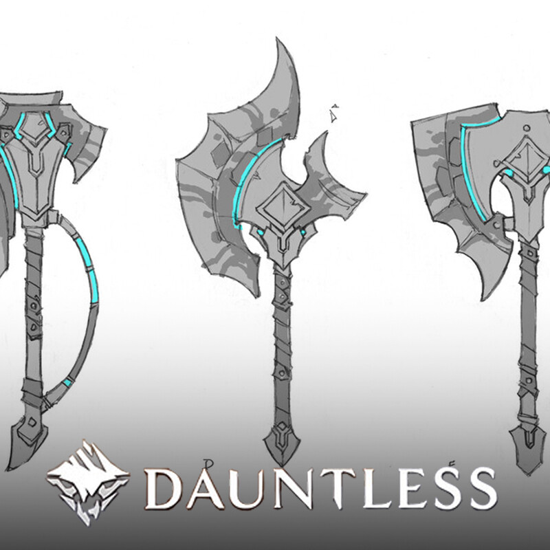ArtStation - Dauntless: Weapon and Armor Sets Concepts