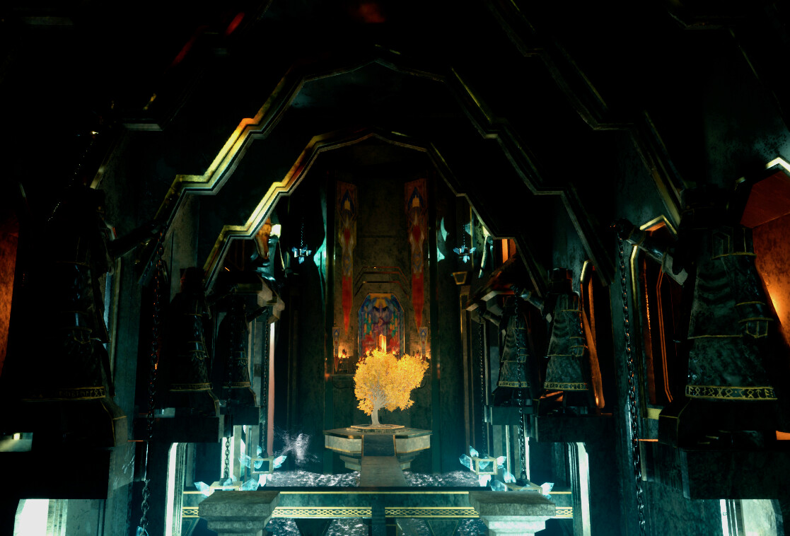 ArtStation - Dwarf Hall - Khazad-dûm