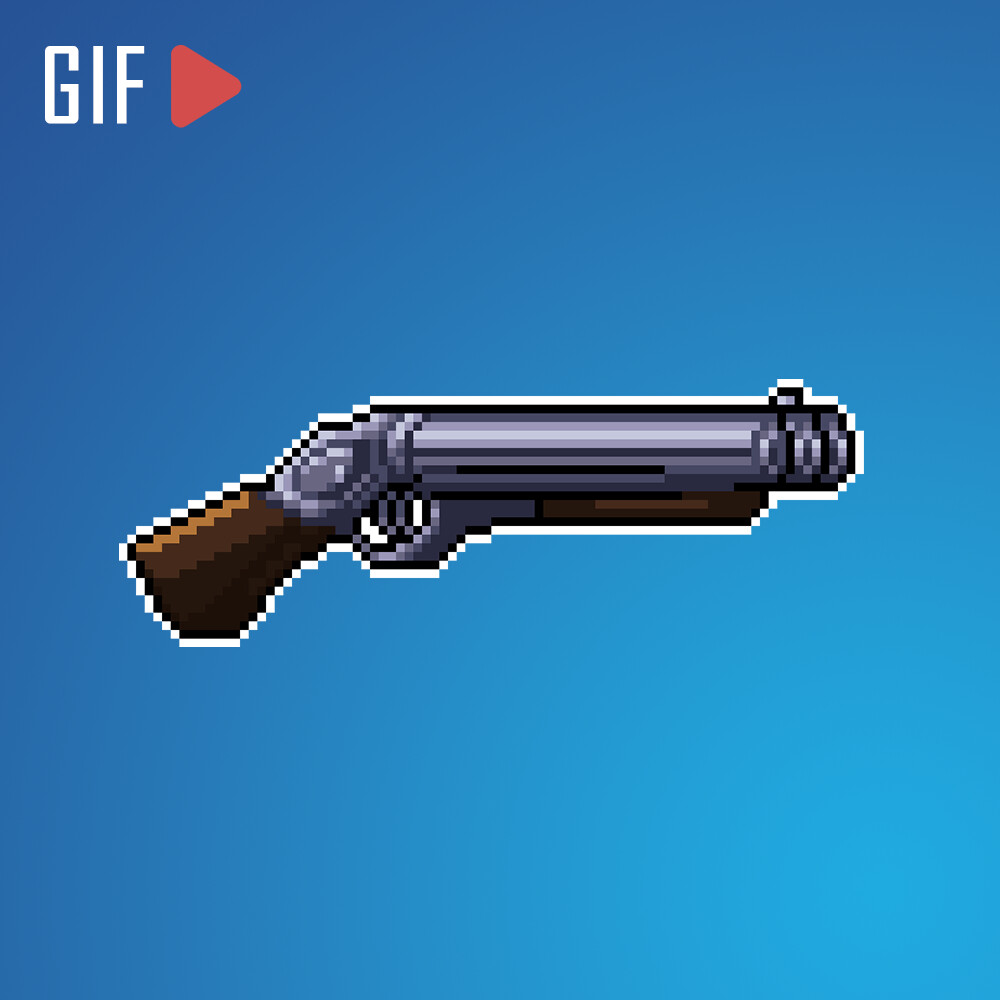 ArtStation - Shotgun Pixel Art