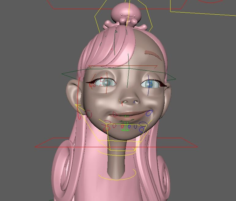 ArtStation - Blendshape Facial Rig for Production