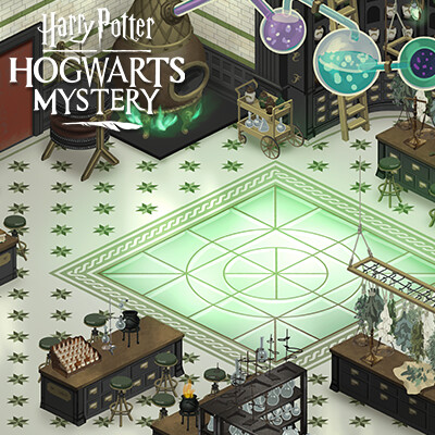 ArtStation - St. Mungo's Alchemy Room