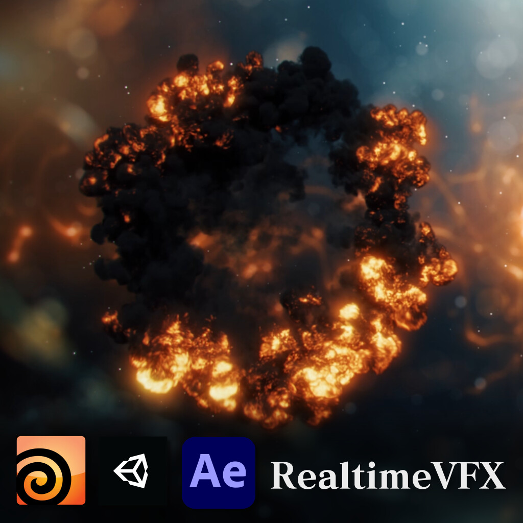 ArtStation - Shockwave explosion. Real-time VFX wip.