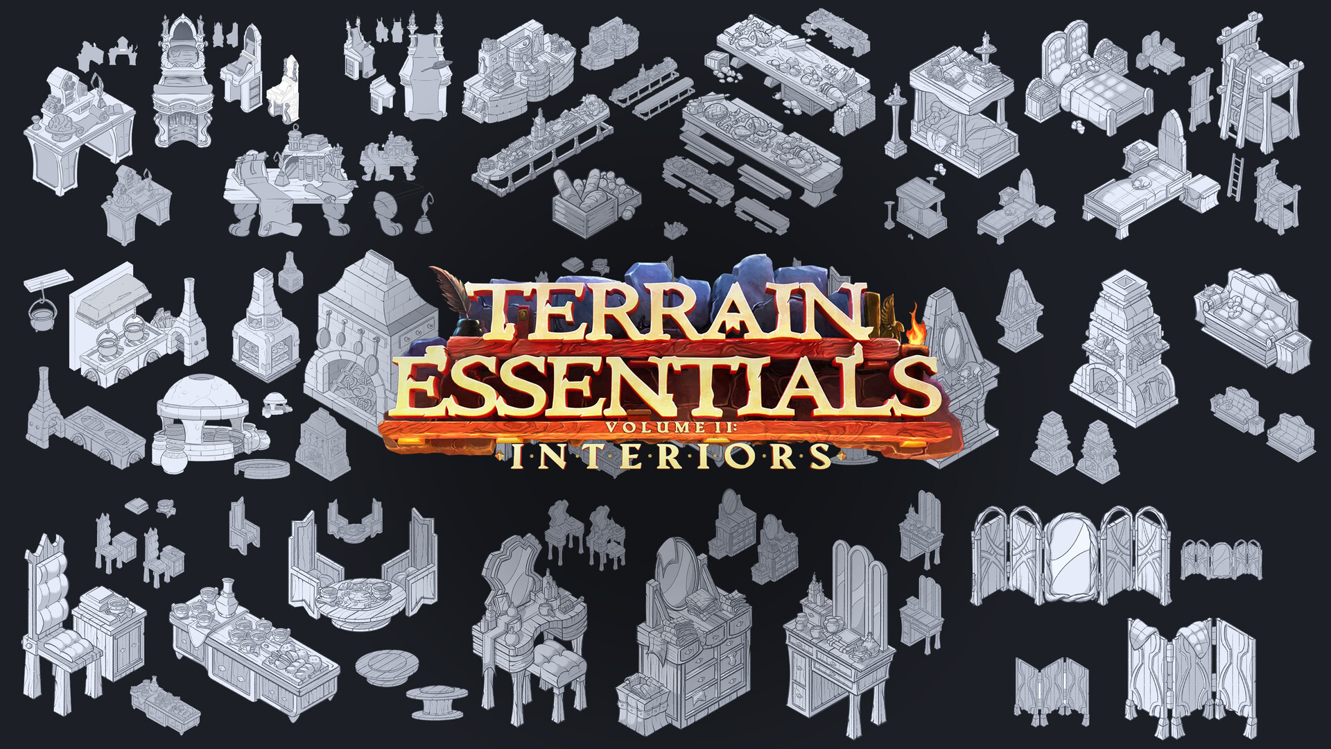 ArtStation - Cast n Play | Terrain Essentials Interiors - House