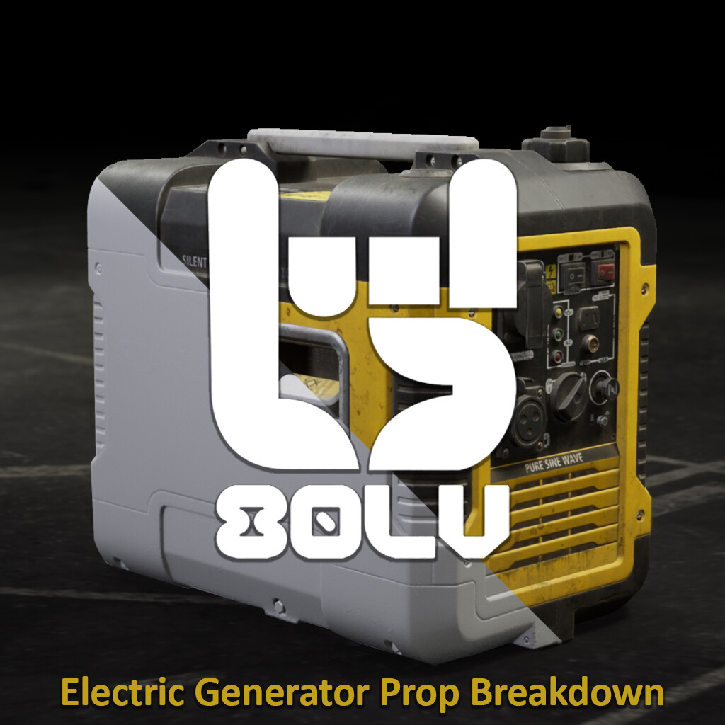 ArtStation - Electric Generator Prop Breakdown in UE5