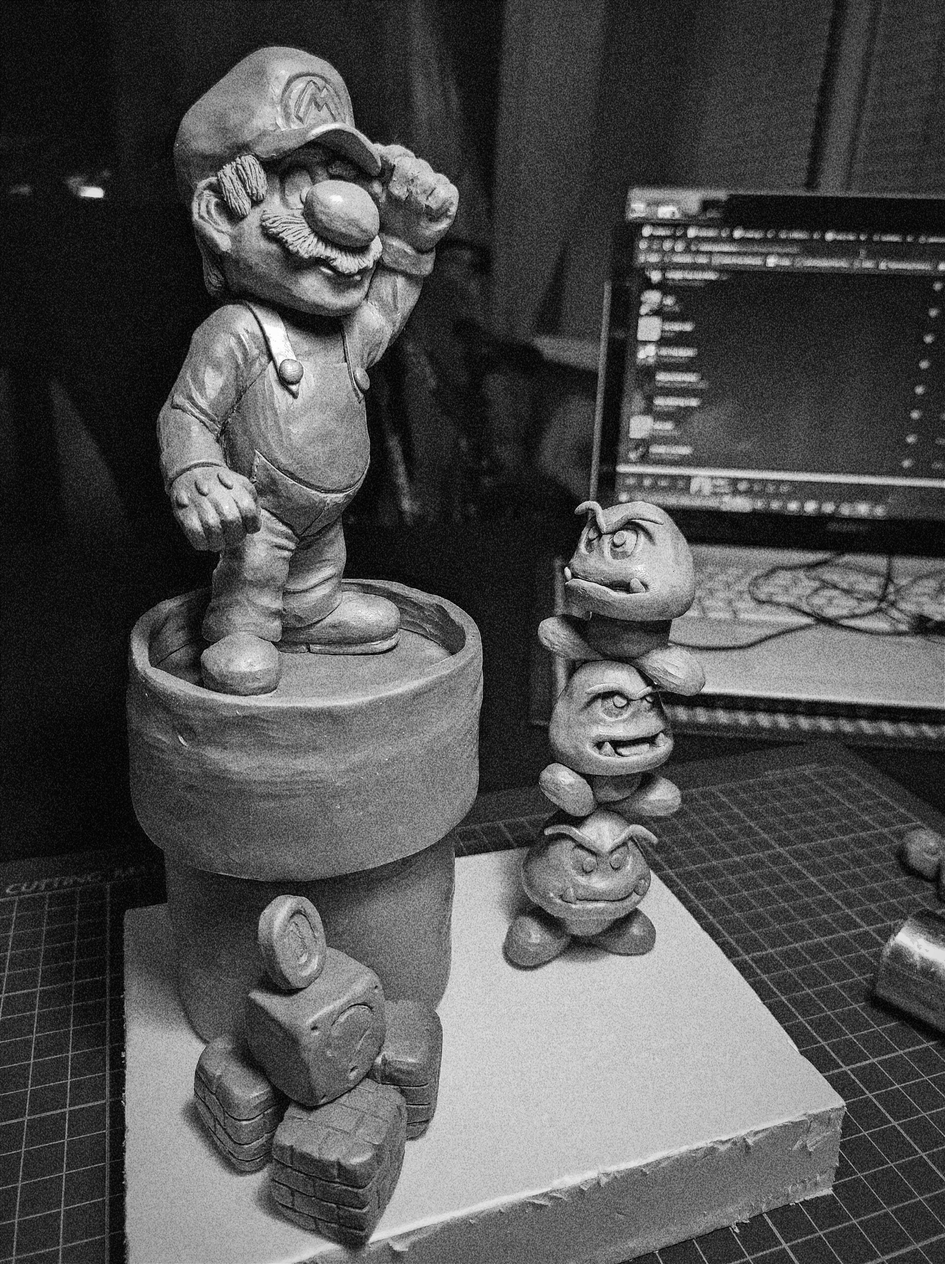 ArtStation - Super Mario diorama