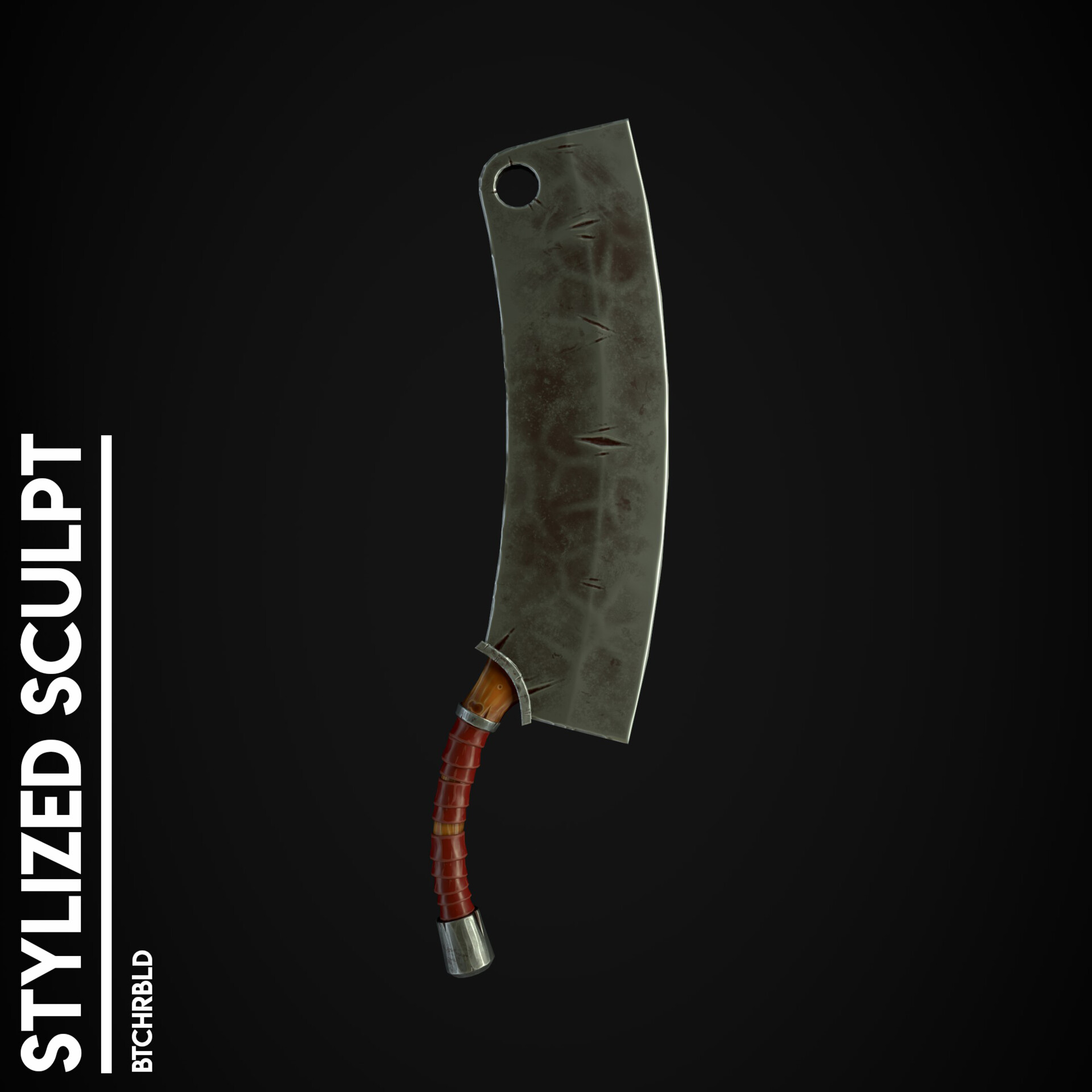 ArtStation - Stylized Sculpt - Butcher Blade