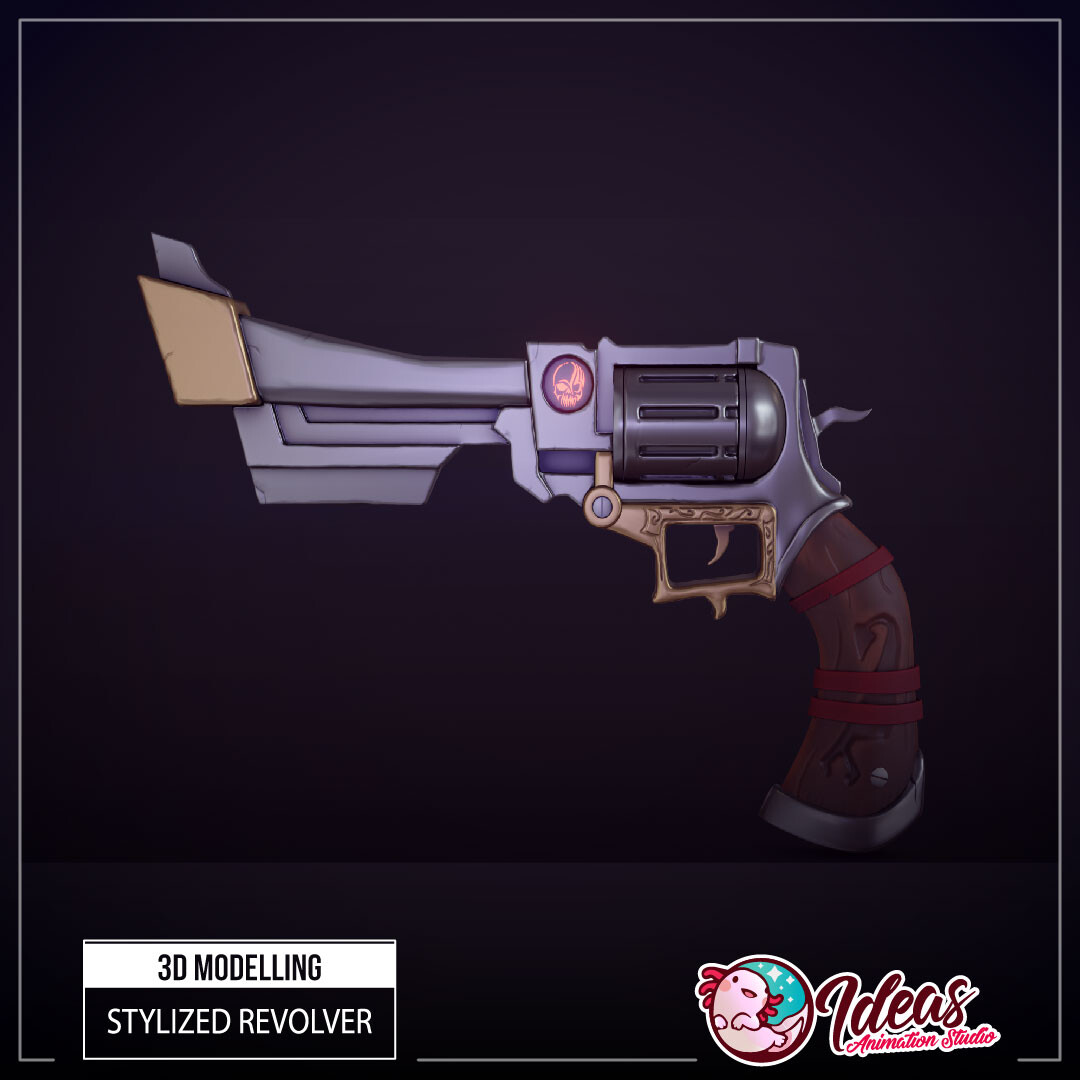 ArtStation - 3D Gaming Asset - Revolver