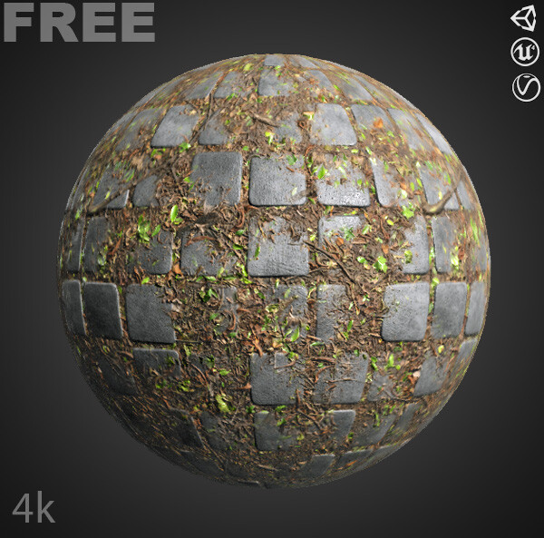 PBR Textures Free Download - Dirty Concrete pavement 3D Texture PBR in High Resolution Free ...