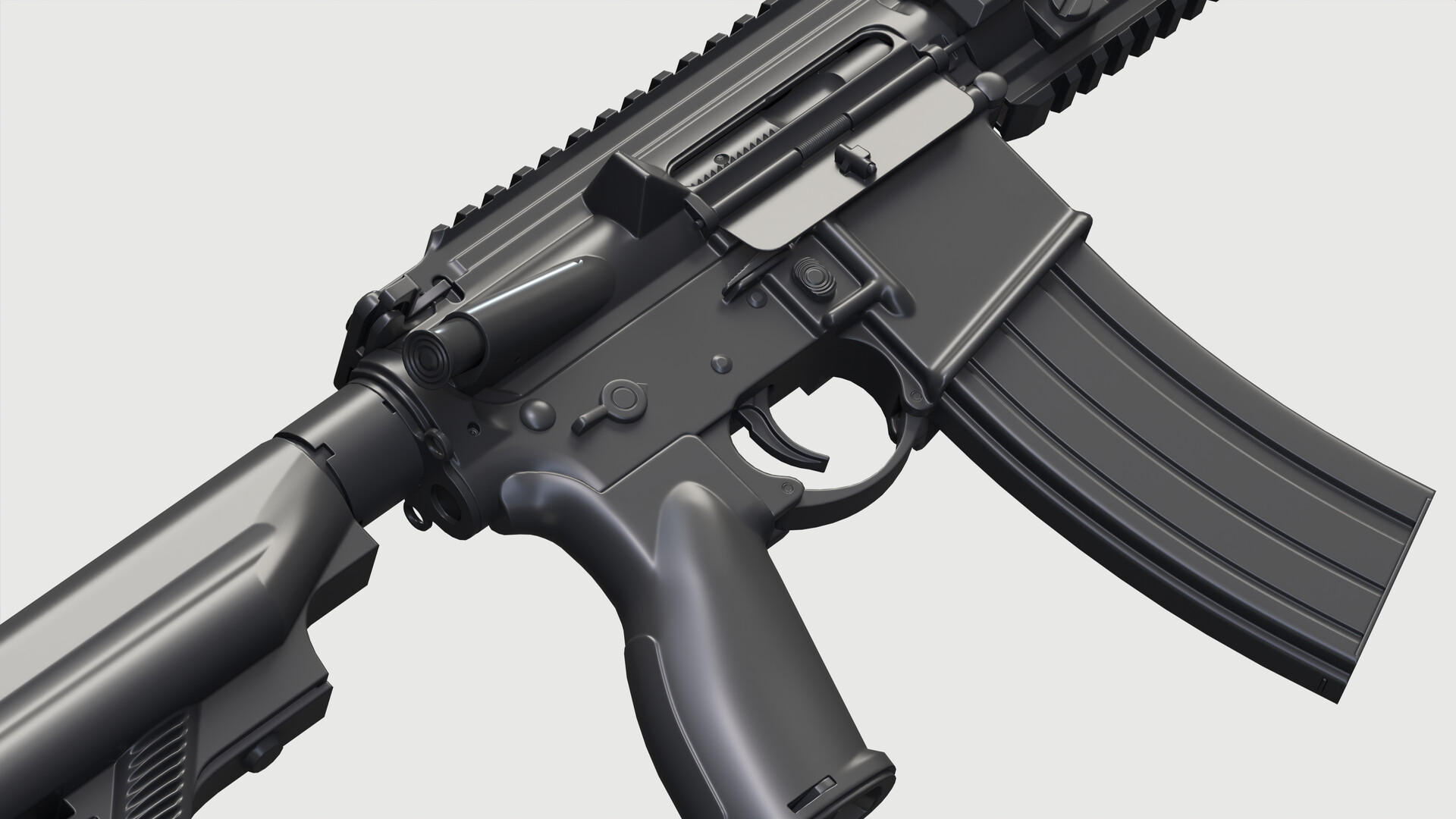 ArtStation - HK416A5 & HK416F-S WIP