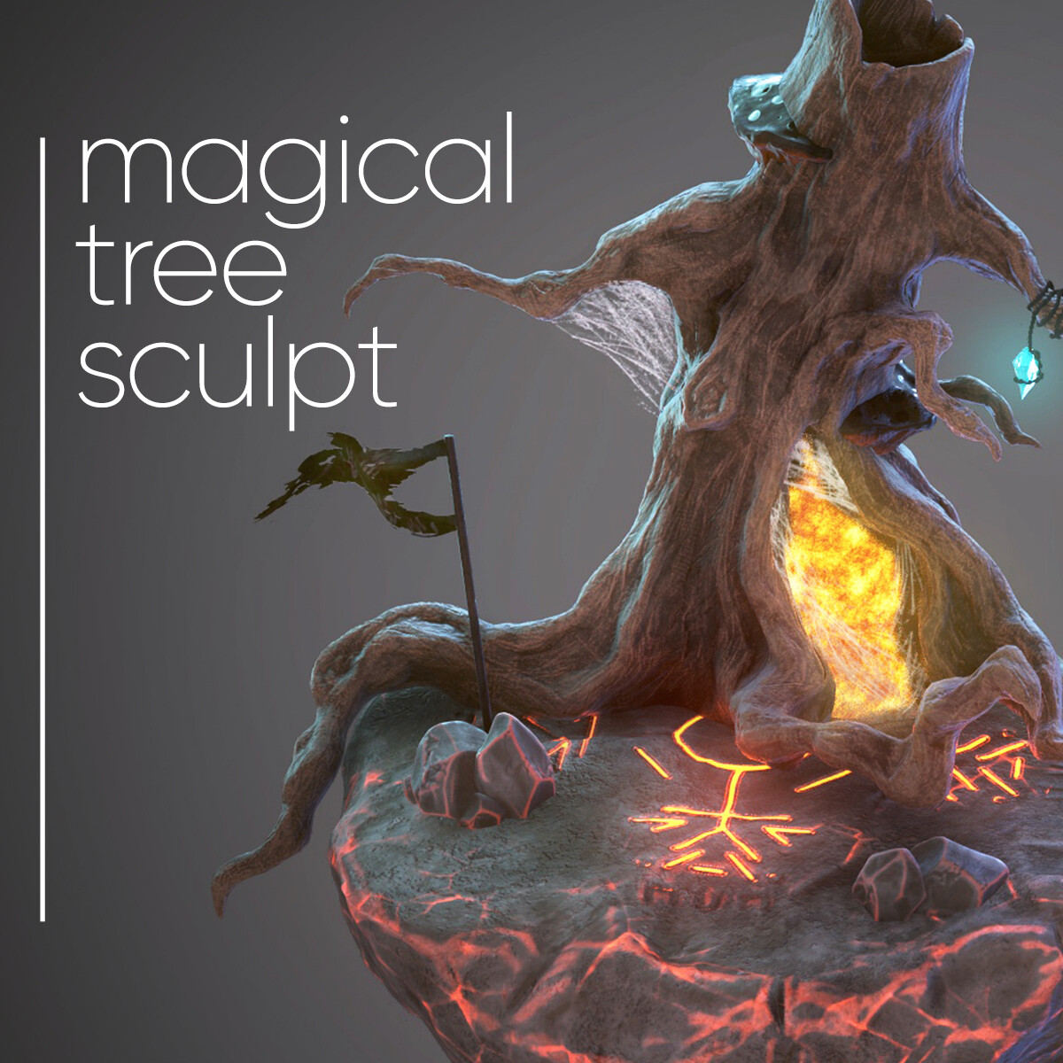 ArtStation - Magical tree sculpt