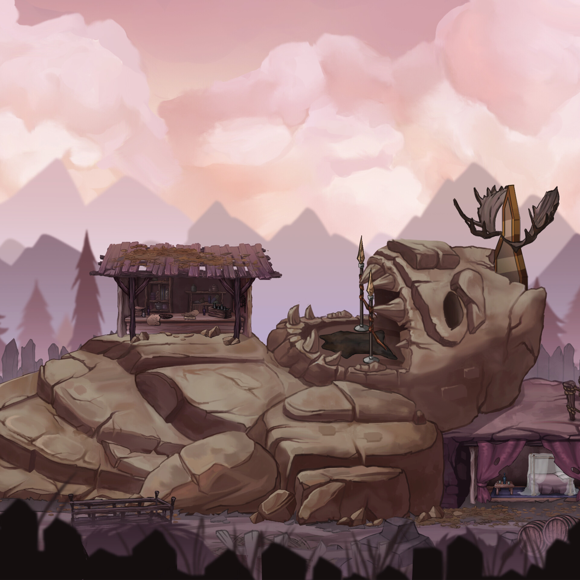 ArtStation - Concept for Platformer Game