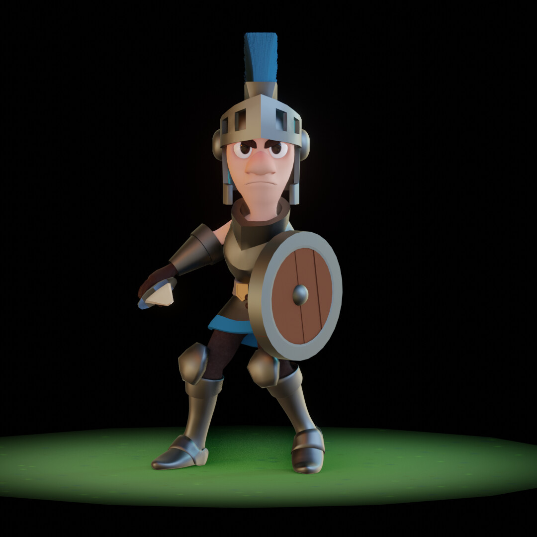 ArtStation - Cartoon knight