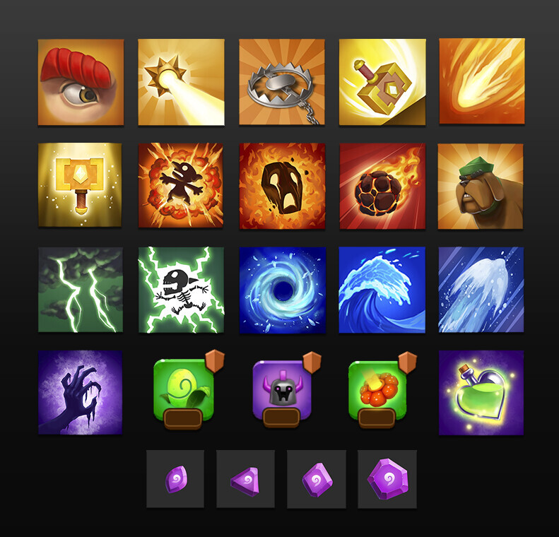 ArtStation - Abilities Icon Set