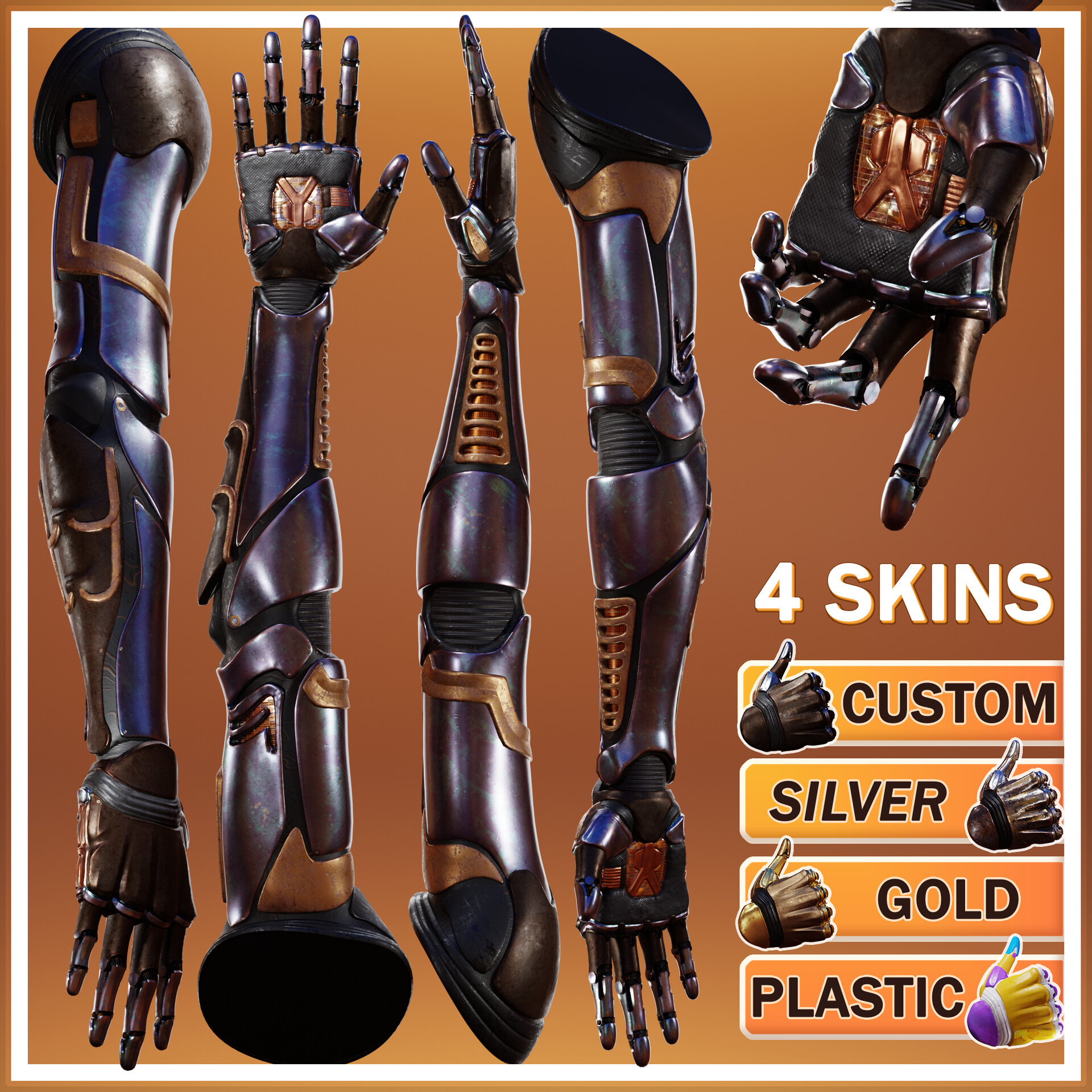 ArtStation - Humanoid Robot Arm