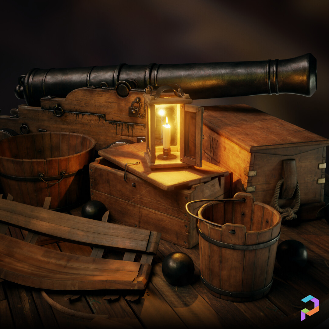 ArtStation - Smugglers Cove Assets - Free CC0 Assets