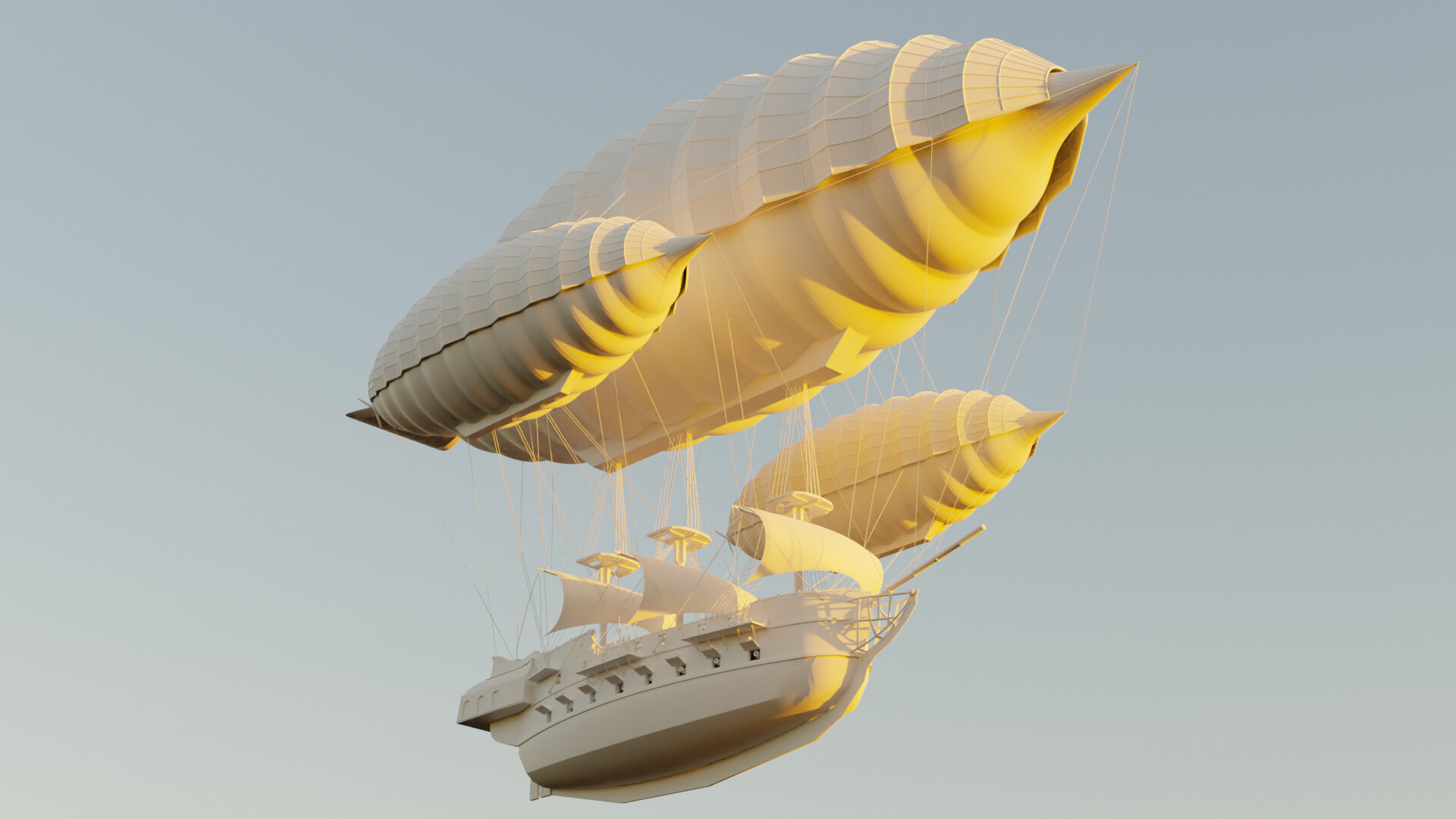 ArtStation - Syfy Balloon ship