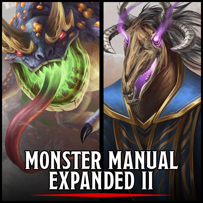 ArtStation - Ranaeloth and Baernoloth - Monster Manual Expanded II