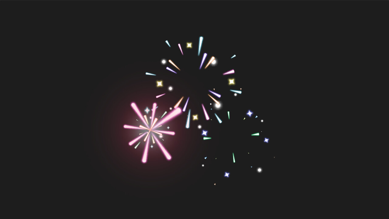 ArtStation - Unity 2D Animation | FIREWORKS