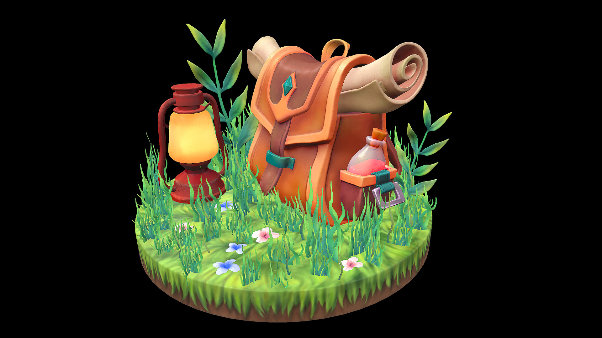 ArtStation - Backpack Prop