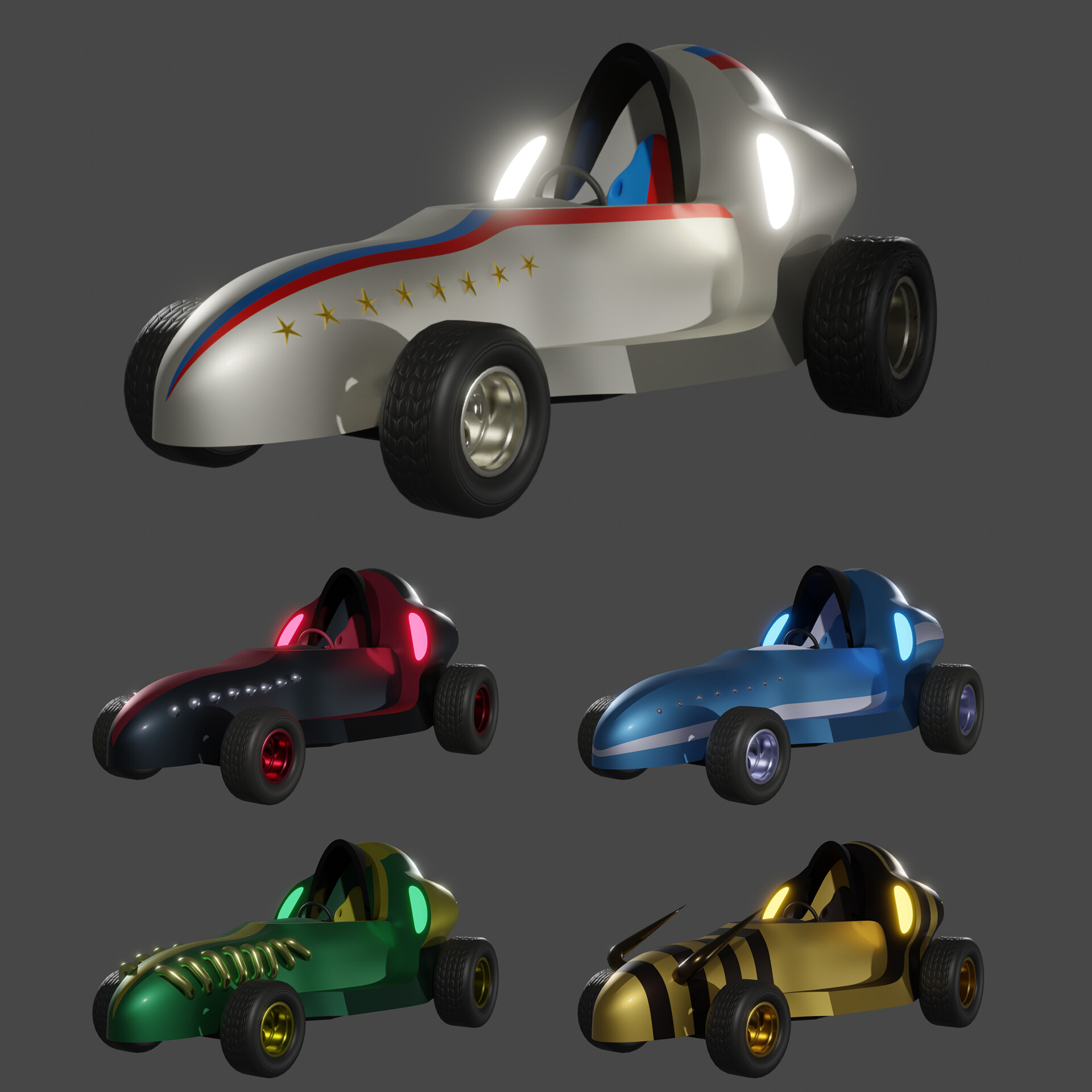 Stefan - Futuristic Racecar