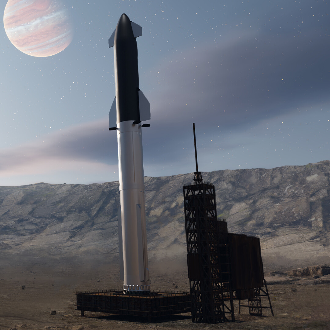 ArtStation - Space Western Environment