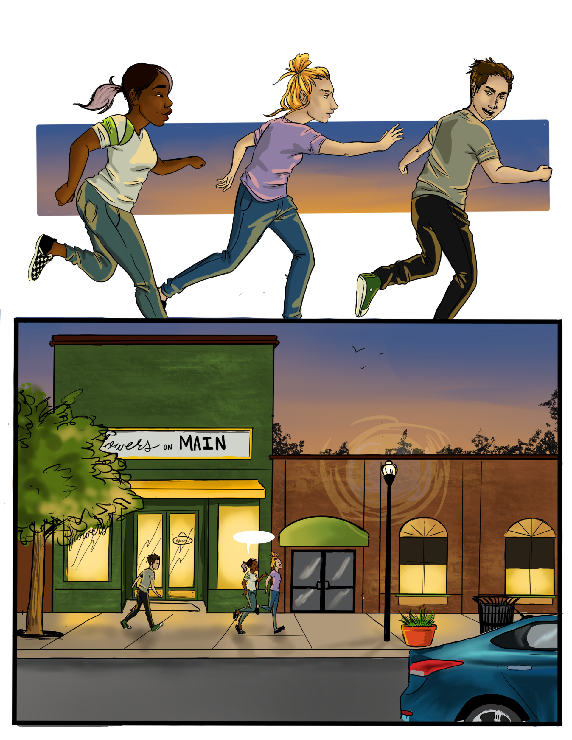ArtStation - Sequential Art- Small Town Sadie