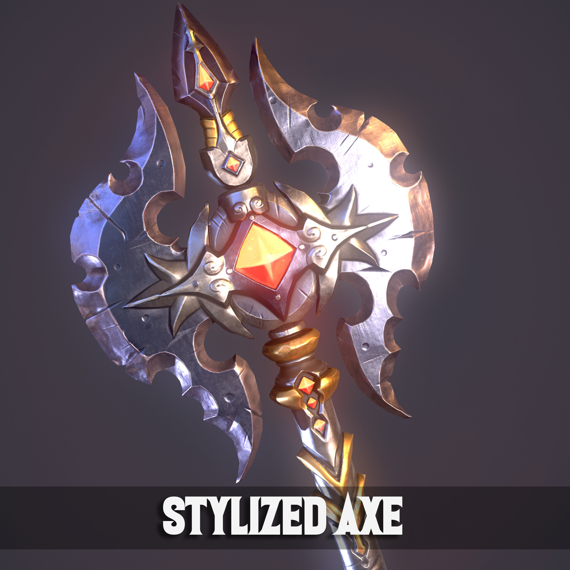 ArtStation - Stylized Axe
